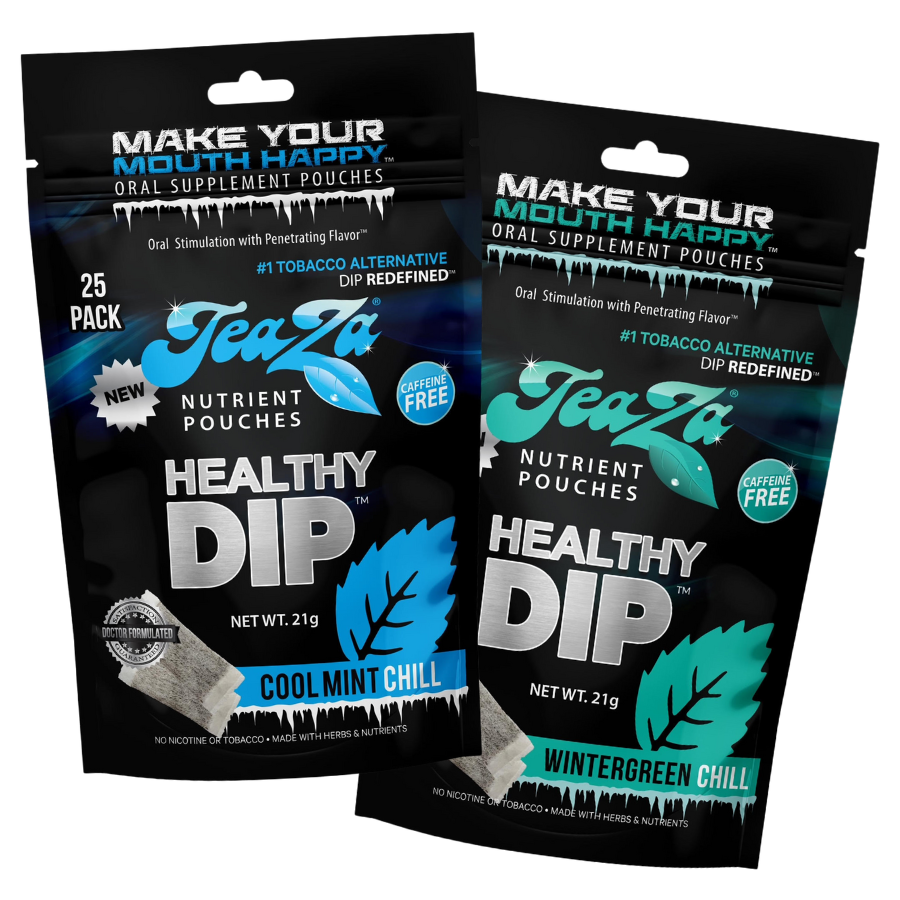 Teaza Energy | #1 Tobacco-Free Dip Pouches